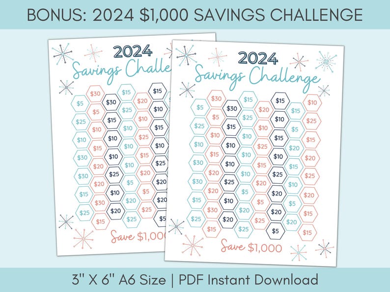 100 Dollar Mandala Savings Challenge | Printable Tracker (PDF Download ...