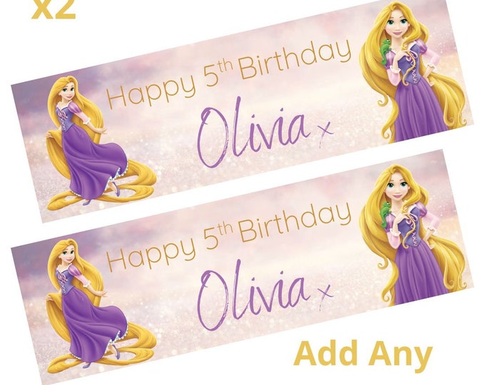 Tangled Happy Birthday Bunting * Rapunzel Banner * Disney Party - Etsy UK