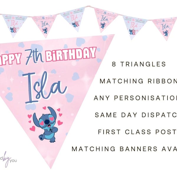 Stitch Flag Banner - Etsy UK