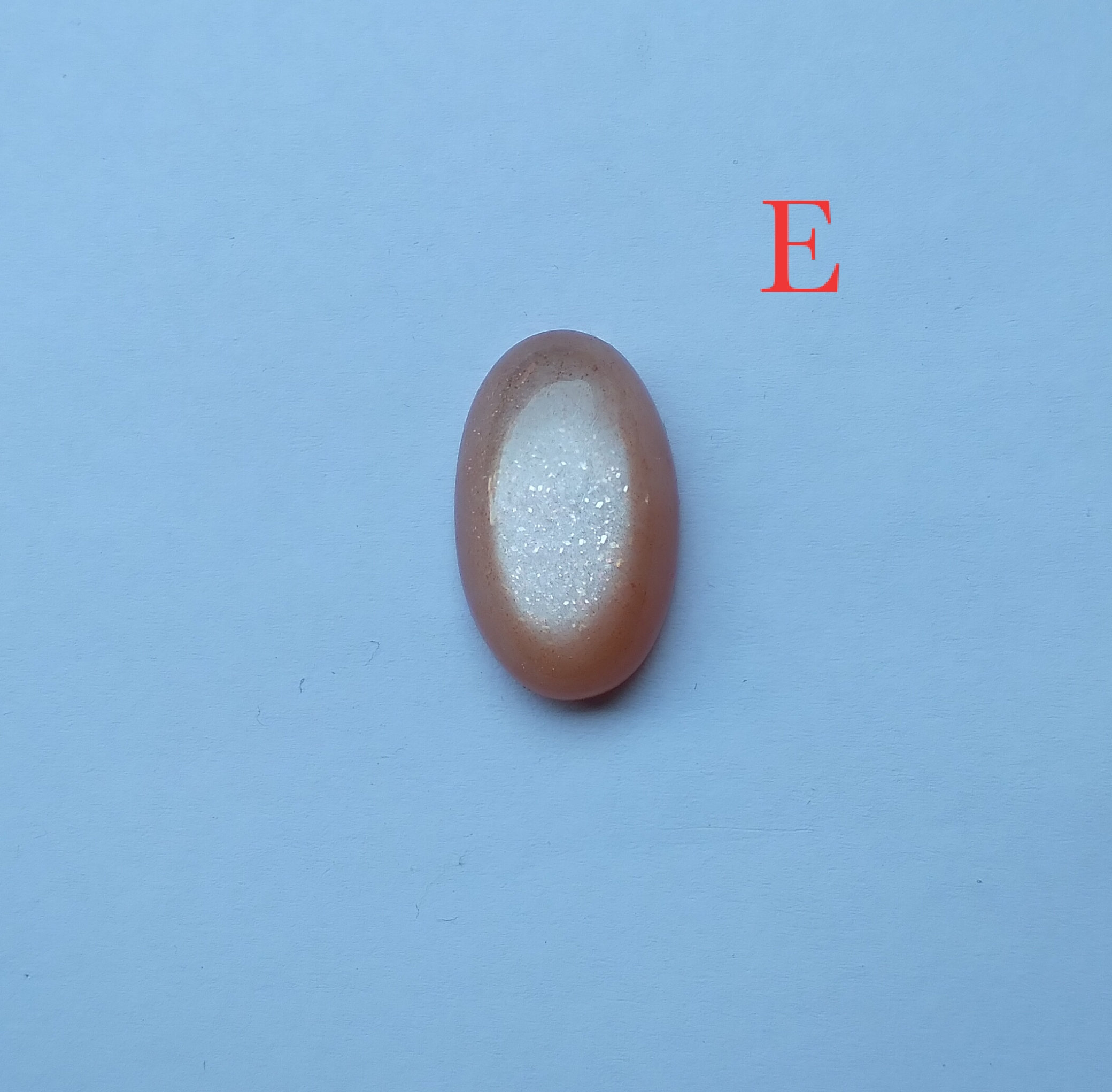 AAA+ 100% Natural Red Moon Stone Oval Gemstone. Cabochon Loose Sleep ...