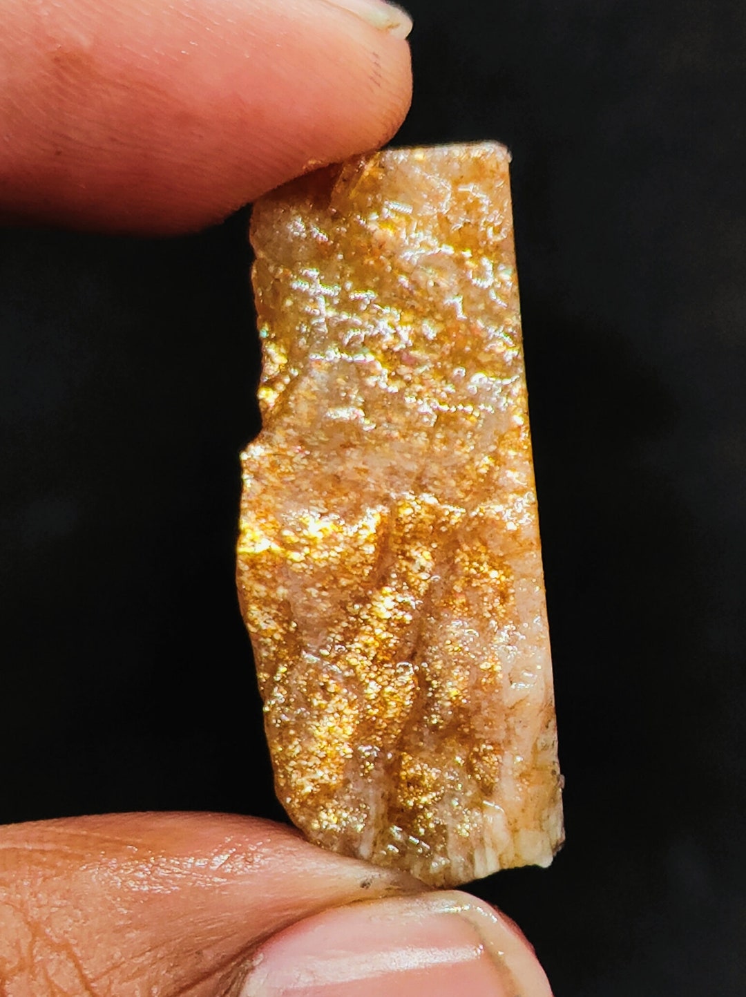 30 Cts Natural Sunstone Raw Gemstone, Sunstone Rough Healing Crystal ...