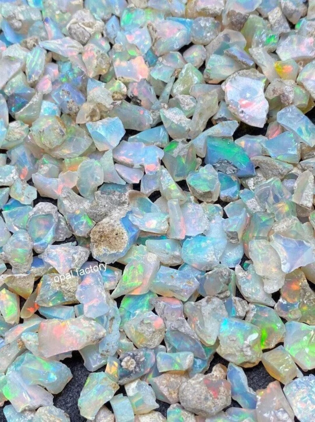100 Pcs OPAL Raw Crystals -bulk Raw Opal, Rough Opal Welo Opal, AAA ...