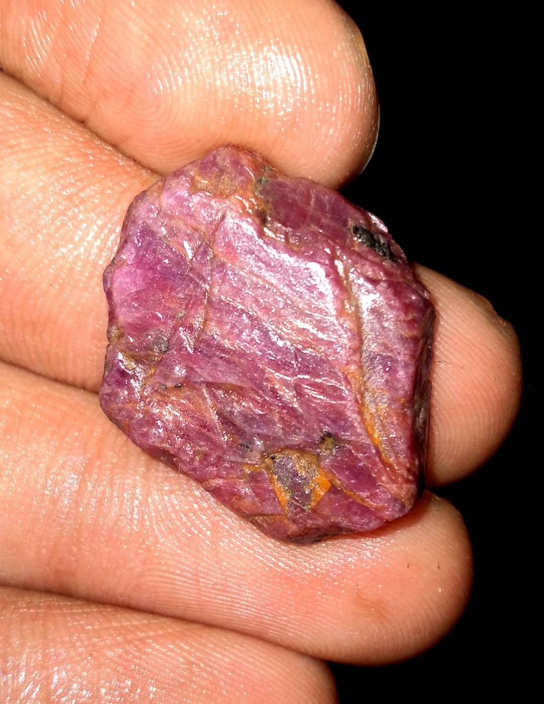 34 CTS Natural Ruby Rough Slices Slabs Gemstone,ruby ,high Quality Color Ruby Rough,raw CRYSTAL ...