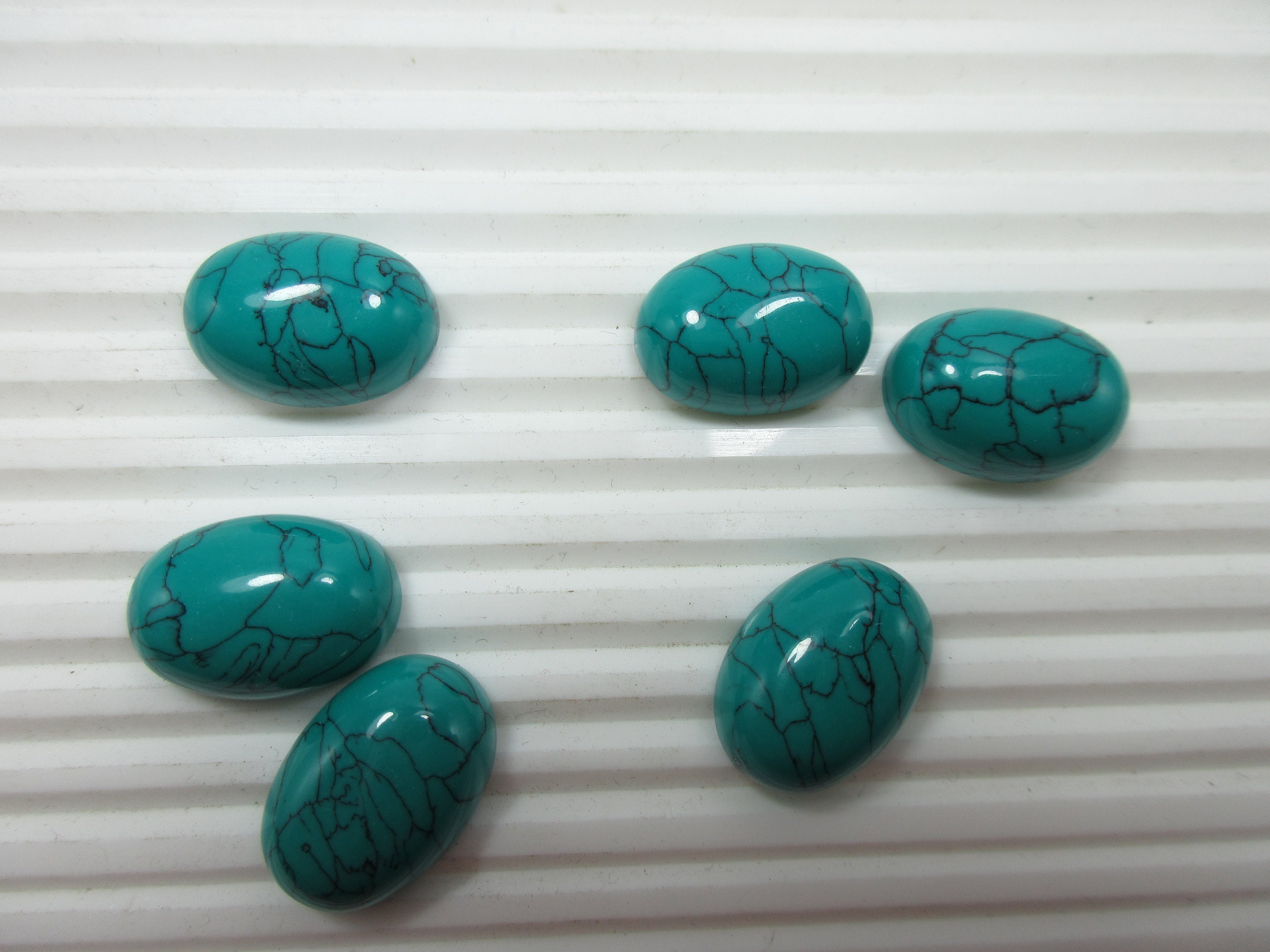 GREEN Layered Turquoise Gemstone(synthetic), Layered Turquois Gemstone ...