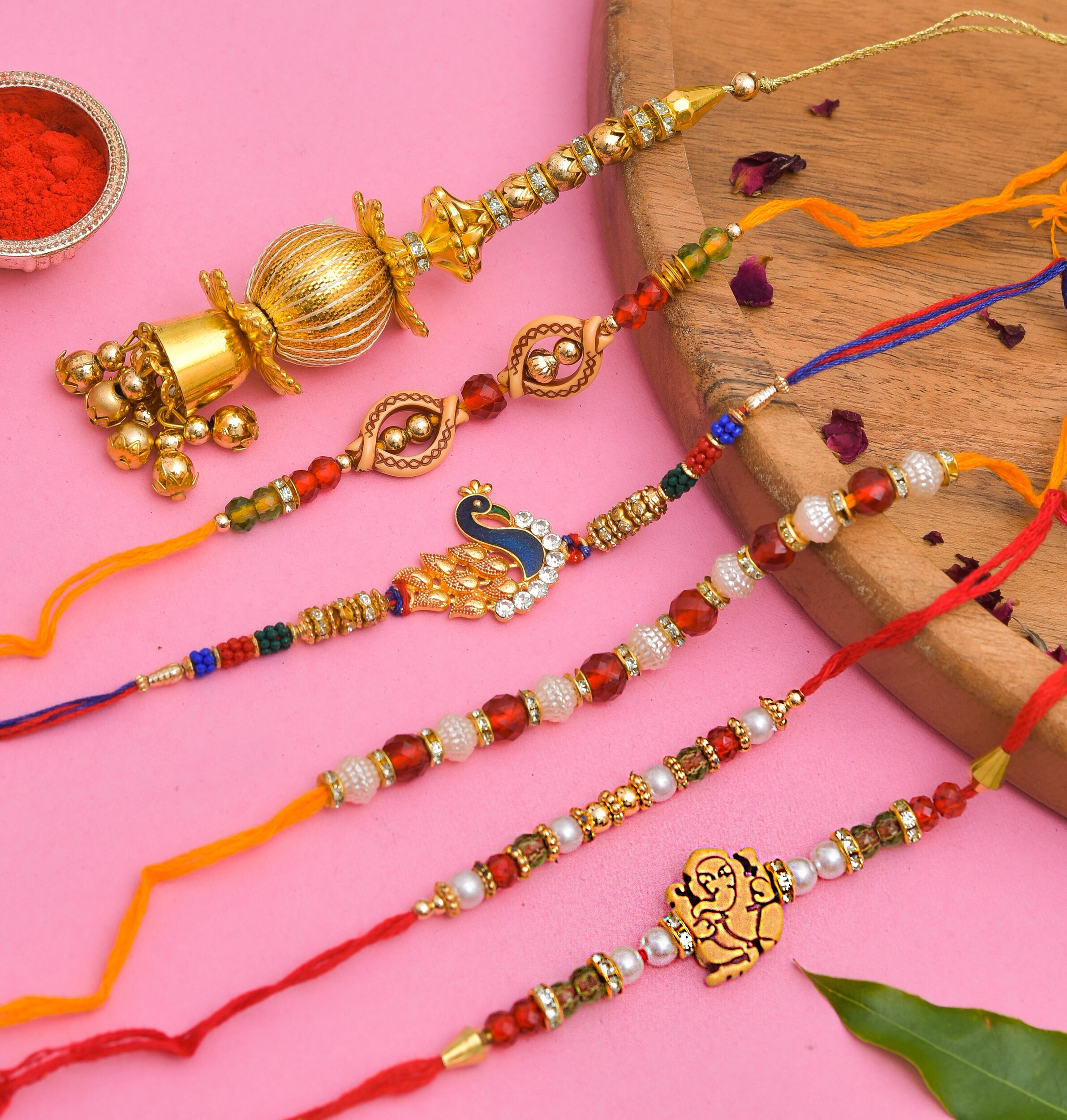 Rakhi for Brother Set of 6: Strengthen the Bond of Love and Rakhi for ...
