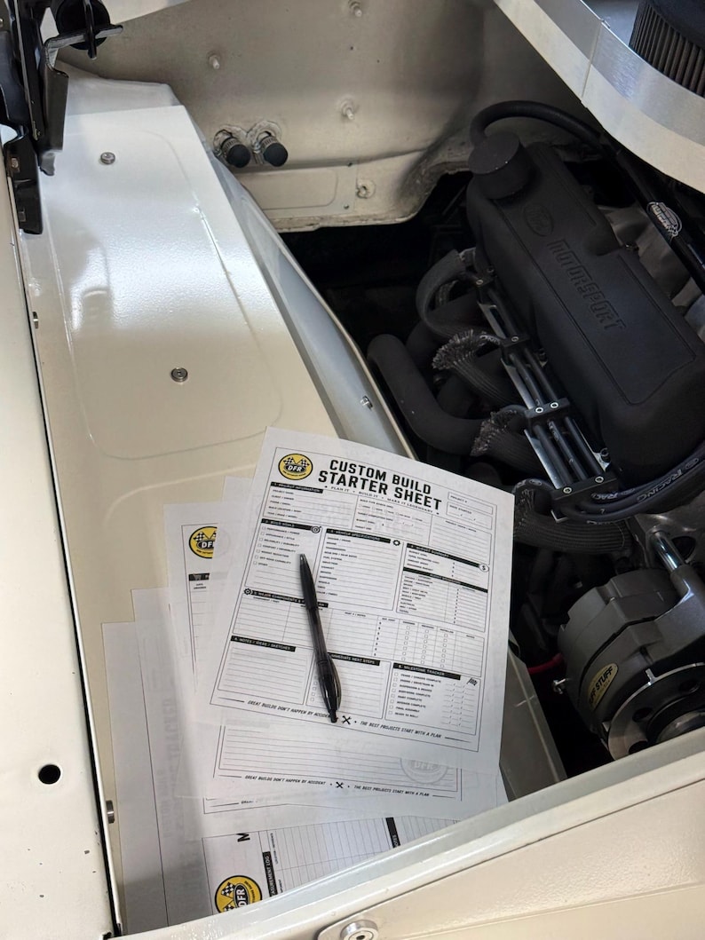 Project Car & Truck Build Planner Kit DIGITAL DOWNLOAD INSTANTLY - Etsy