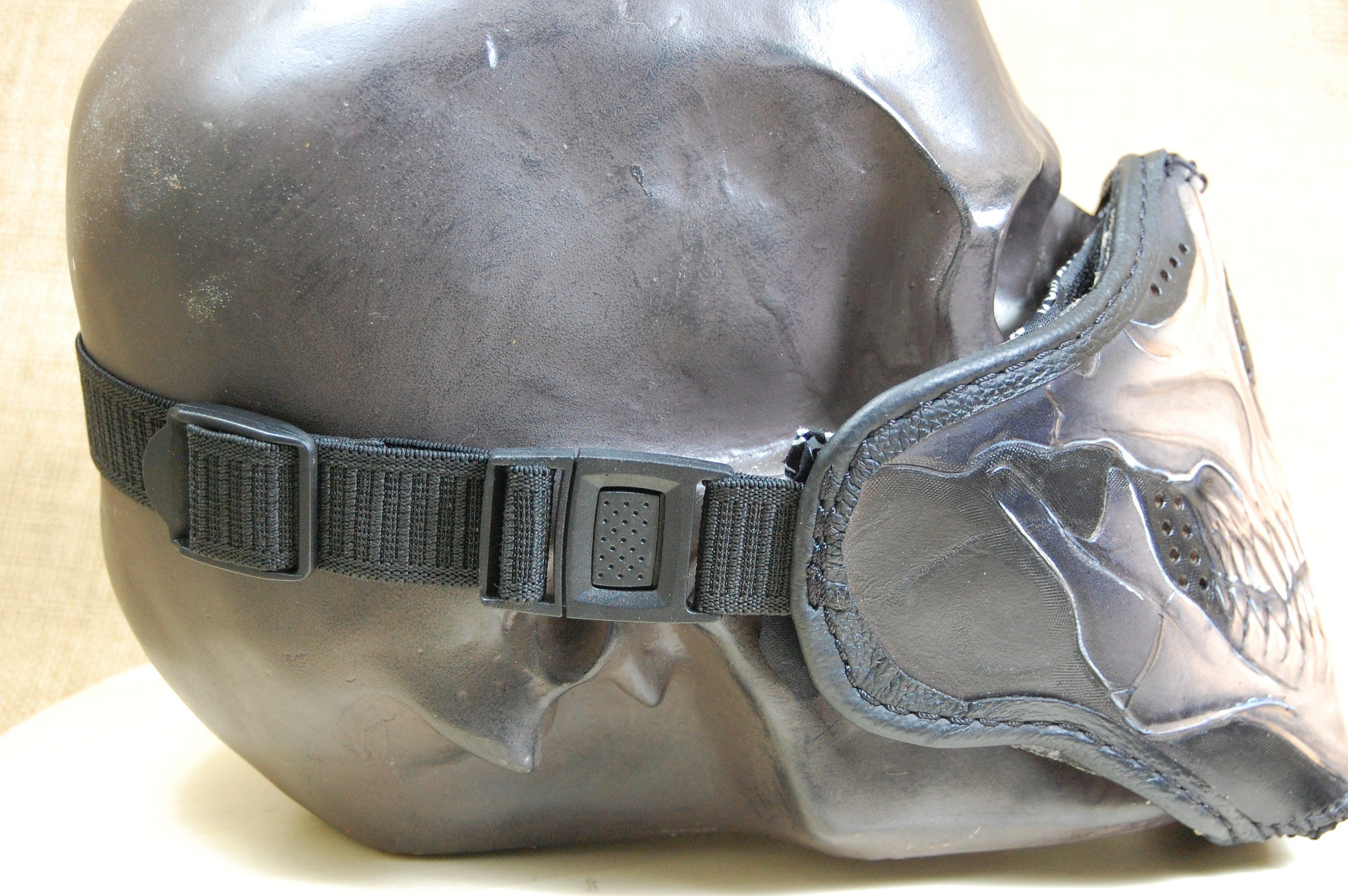 Leather Face Mask for Motorcycles / Leather Motorcycle Face Mask ...