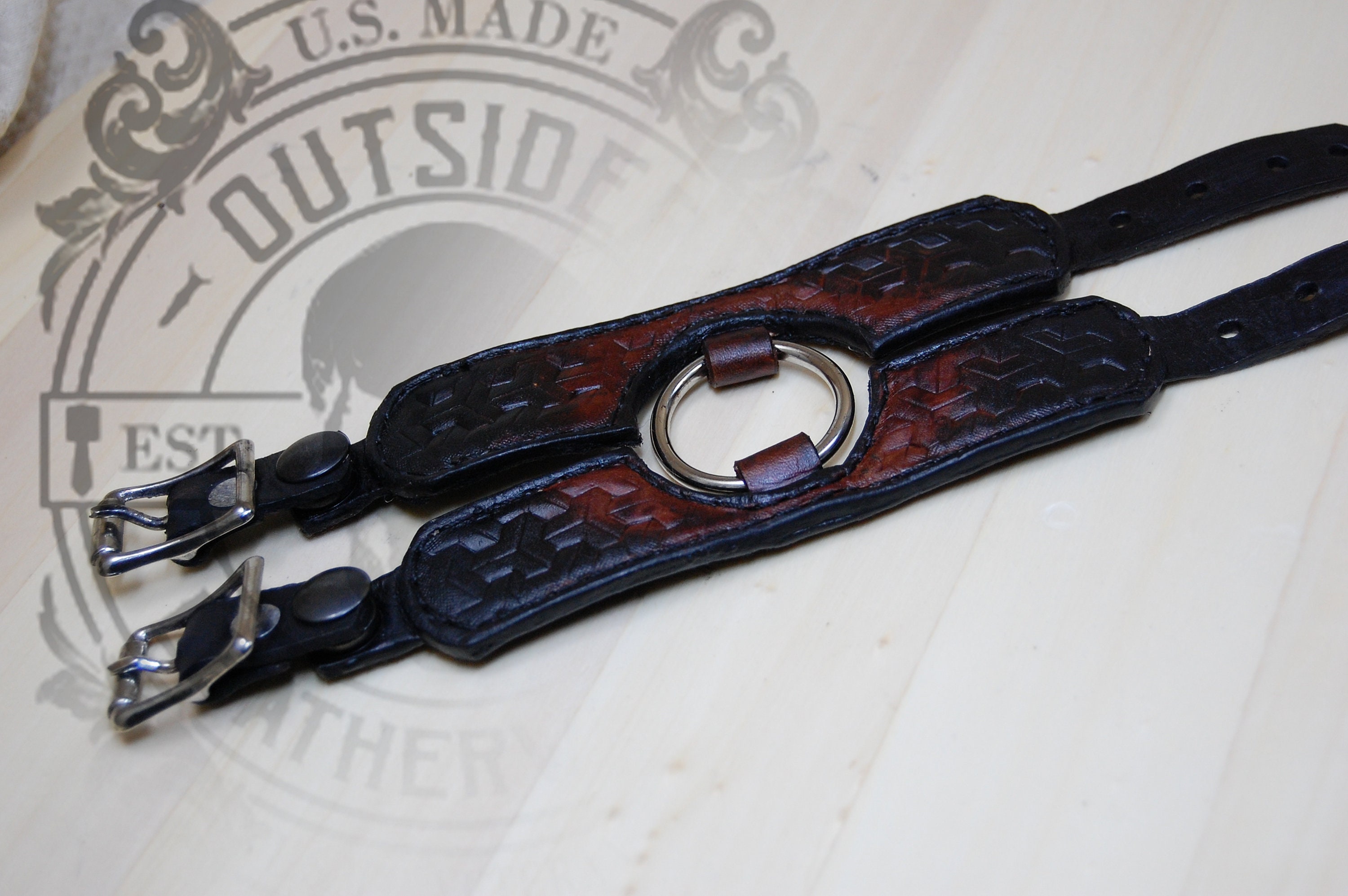 Reactor Cuff, Discreet Restraint Leather Bracelet ,transformable ...