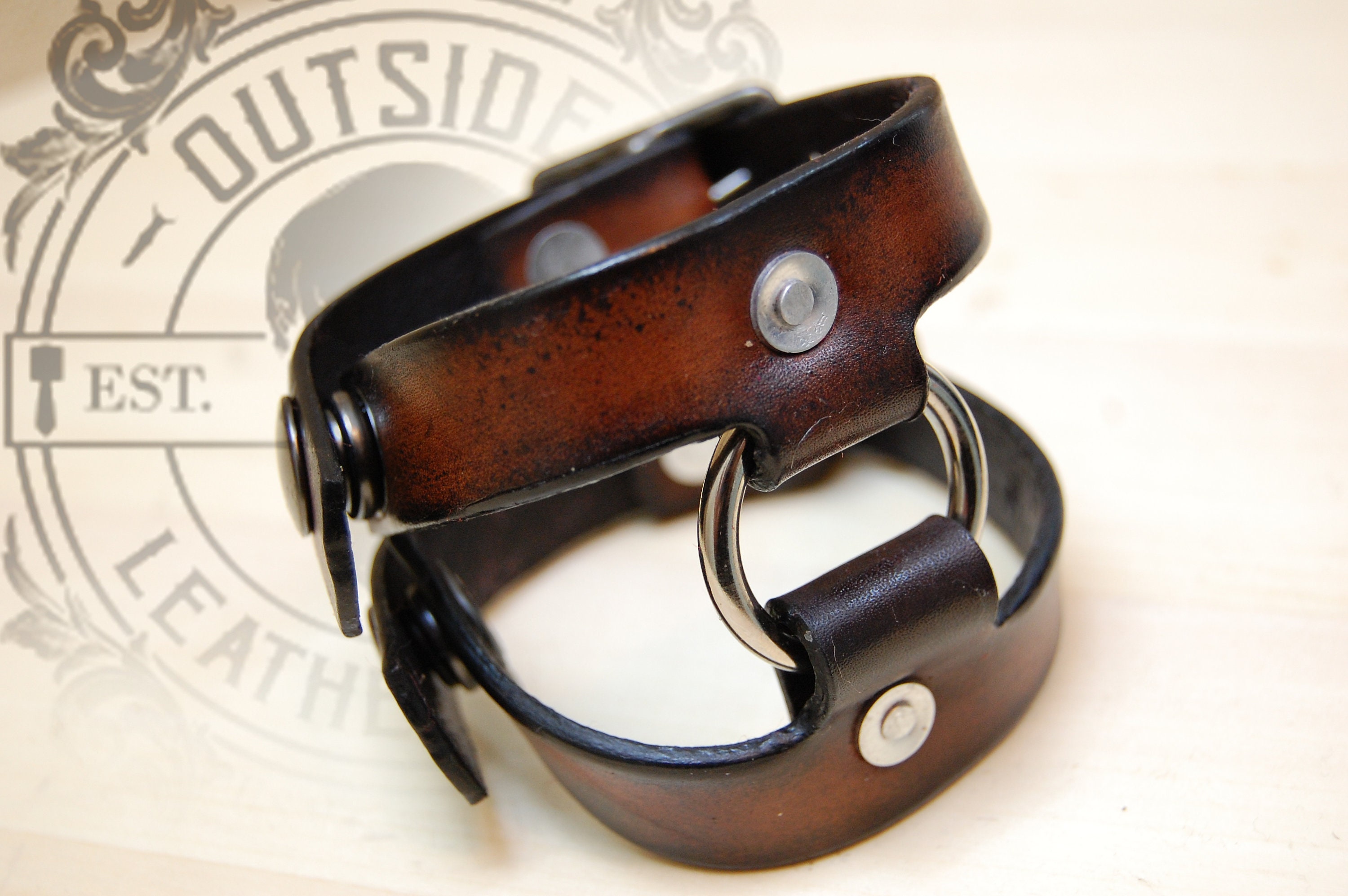 Discreet Restraint Leather Bracelet ,transformable Leather Restraint ...