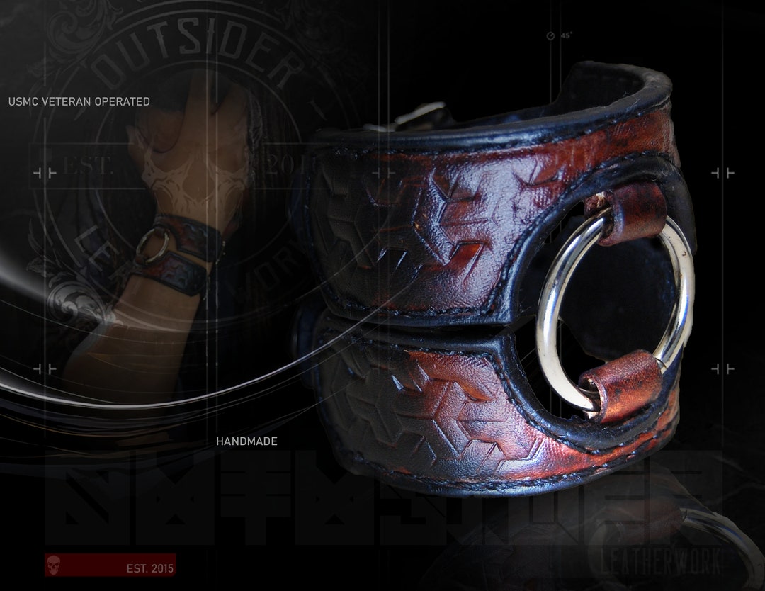 Reactor Cuff, Discreet Restraint Leather Bracelet ,transformable ...