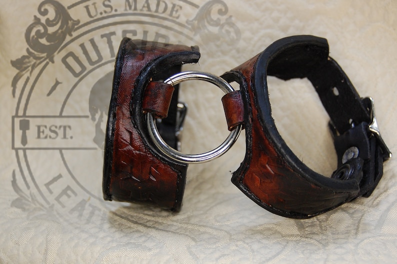 Reactor Cuff, Discreet Restraint Leather Bracelet ,transformable ...