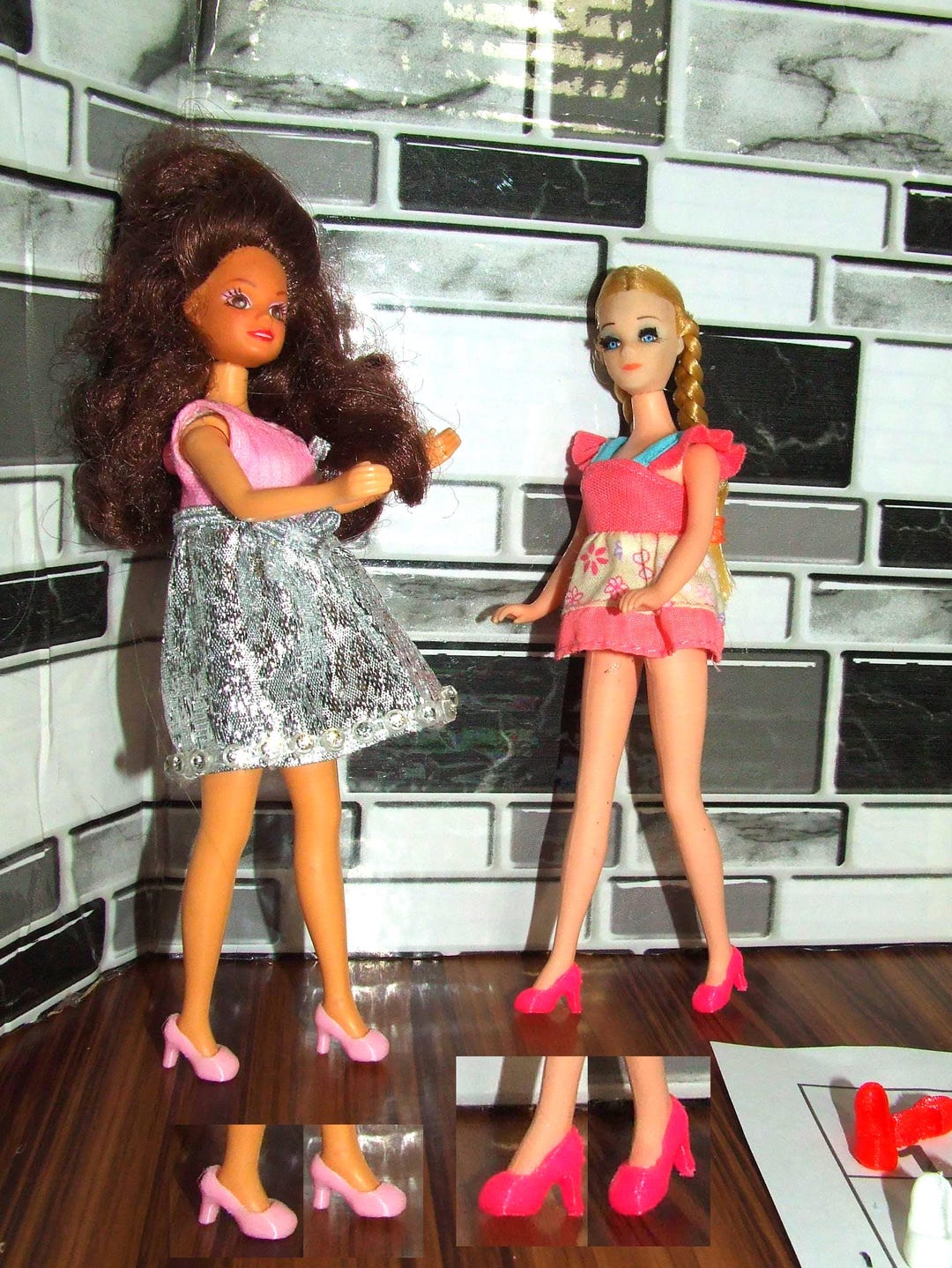 High Heel Shoes for Topper Dawn Checkerboard JPI Starr Clone Doll - Etsy