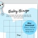 Blue Baby Bingo Baby Shower Game | Mickey Themed | Baby Shower Game ...