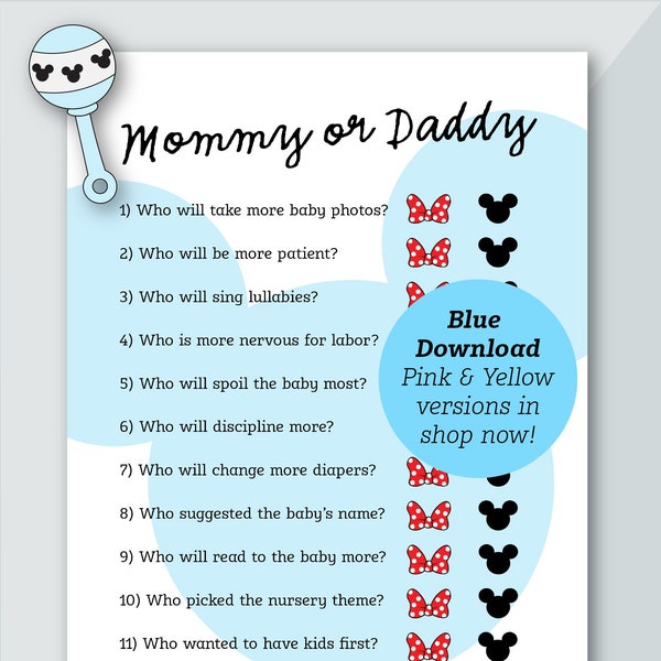 Baby Blue Mickey - Etsy