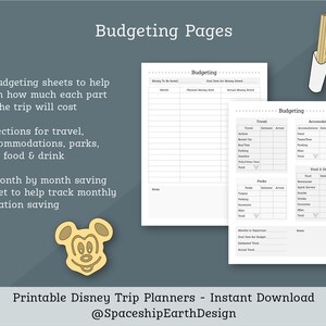 Magical Trip Planning Pages | Magical Vacation | Printable Pages ...