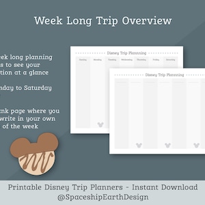 Magical Trip Planning Pages | Magical Vacation | Printable Pages ...