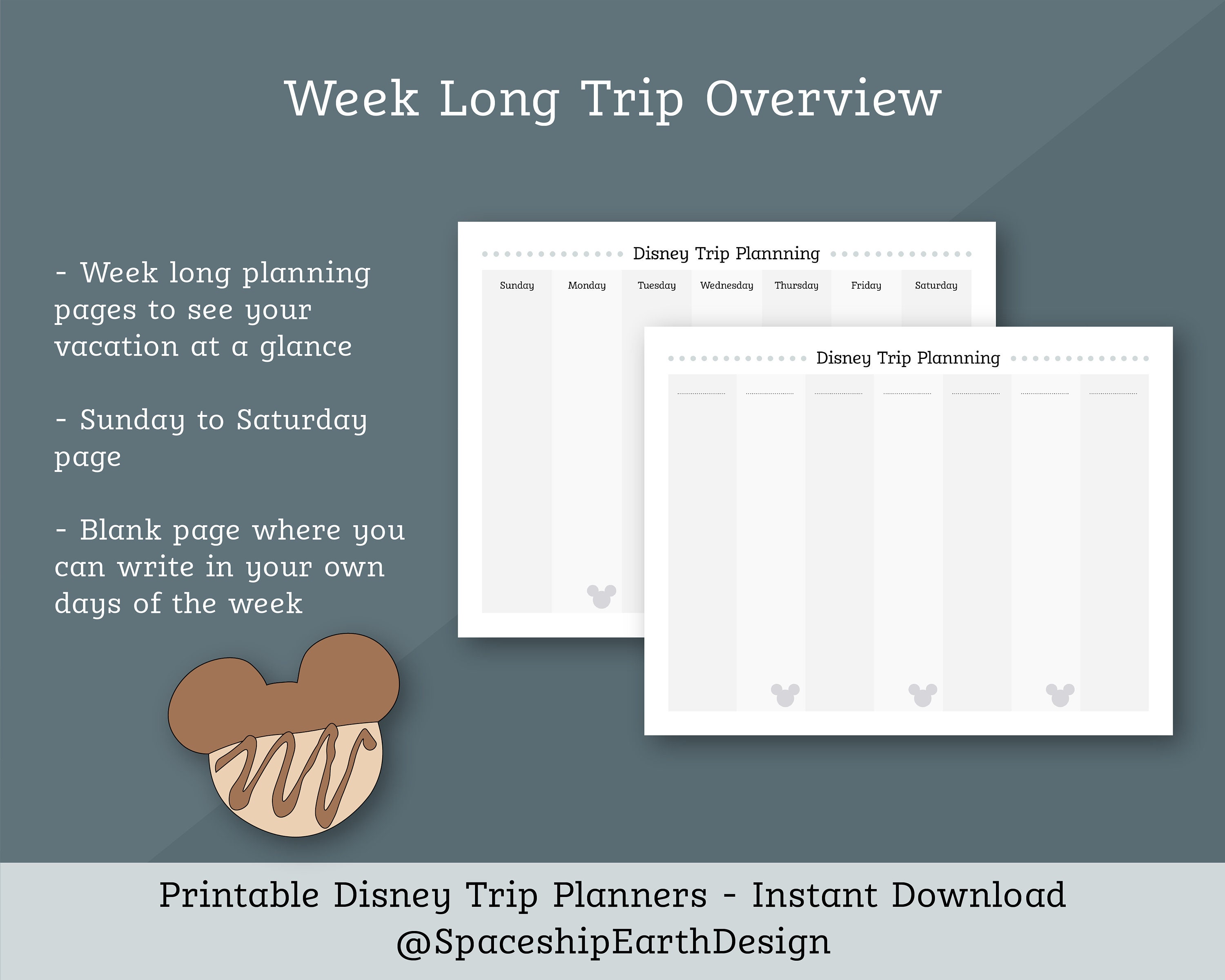 Magical Trip Planning Pages | Magical Vacation | Printable Pages ...