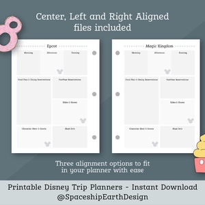 Magical Trip Planning Pages | Magical Vacation | Printable Pages ...