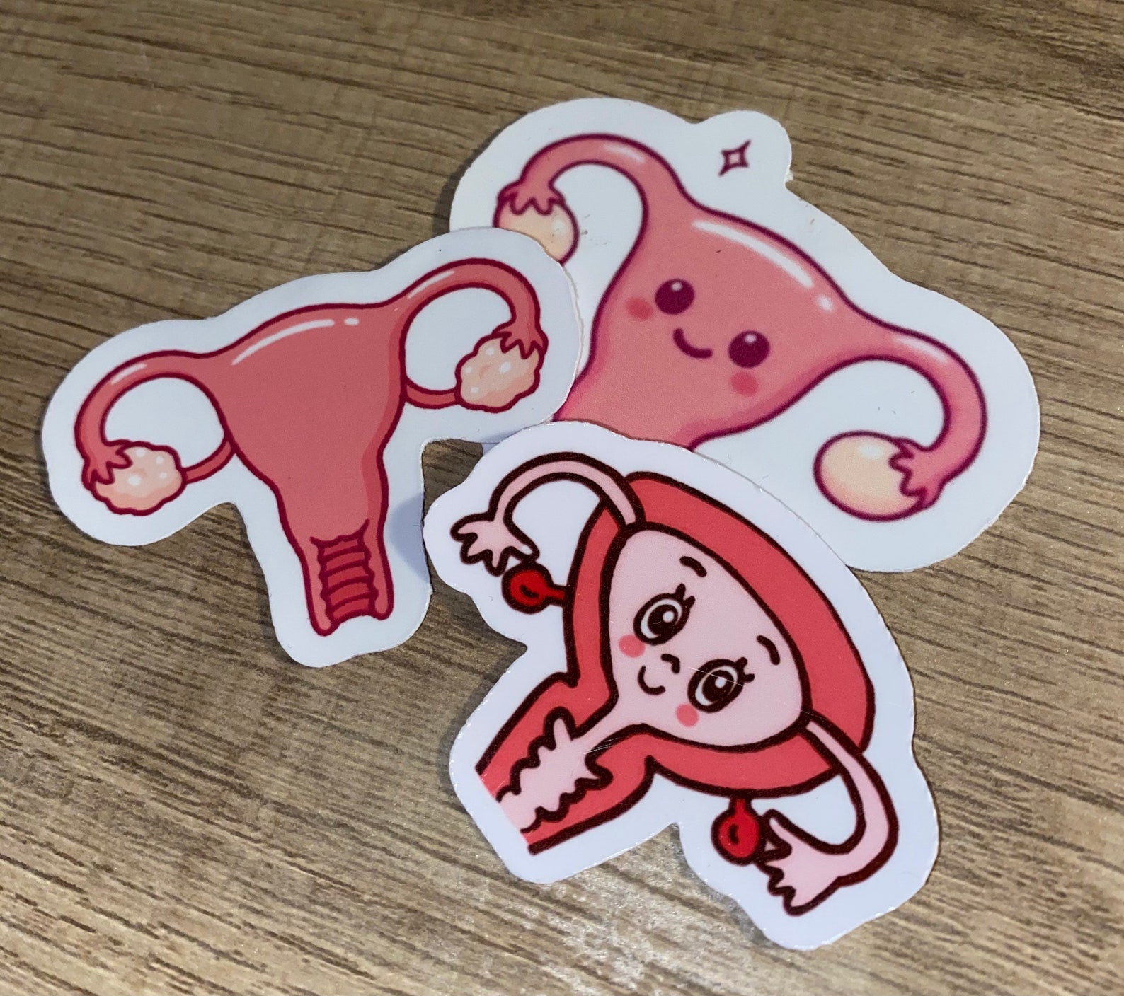 Uterus Pack Stickers - Etsy