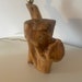 Free Standing Wooden Rustic Olive Tree Table Lamp - Etsy