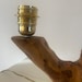 Free Standing Wooden Rustic Olive Tree Table Lamp - Etsy