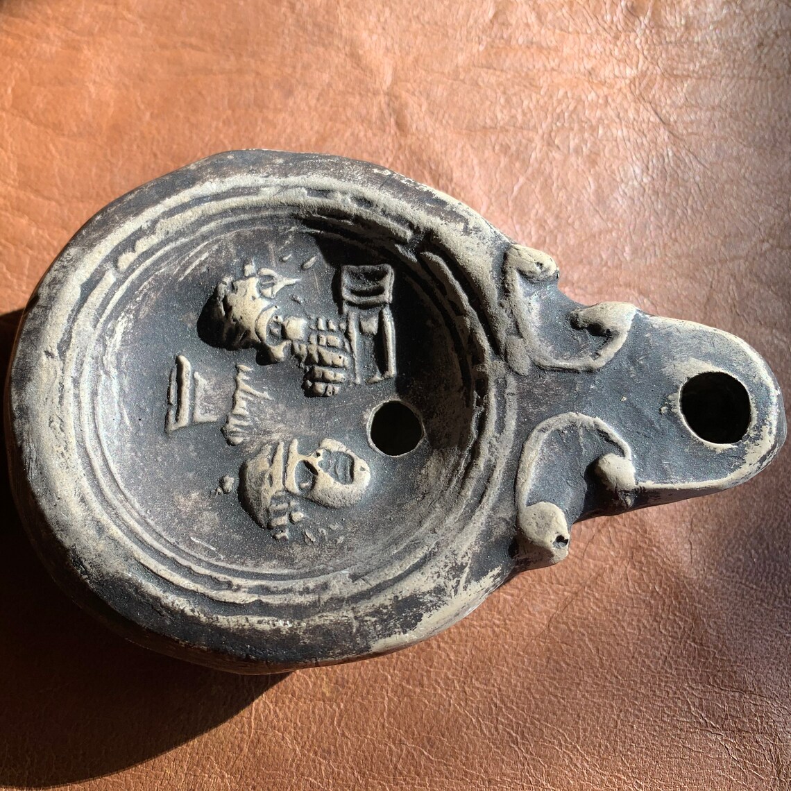 Replica of Roman Oil Lamp from the Iberian Peninsula | Etsy