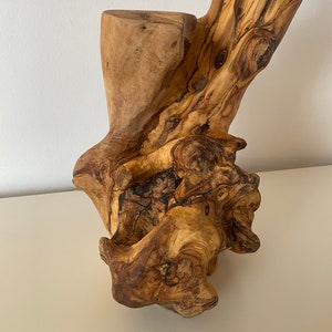 Free Standing Wooden Rustic Olive Tree Table Lamp - Etsy