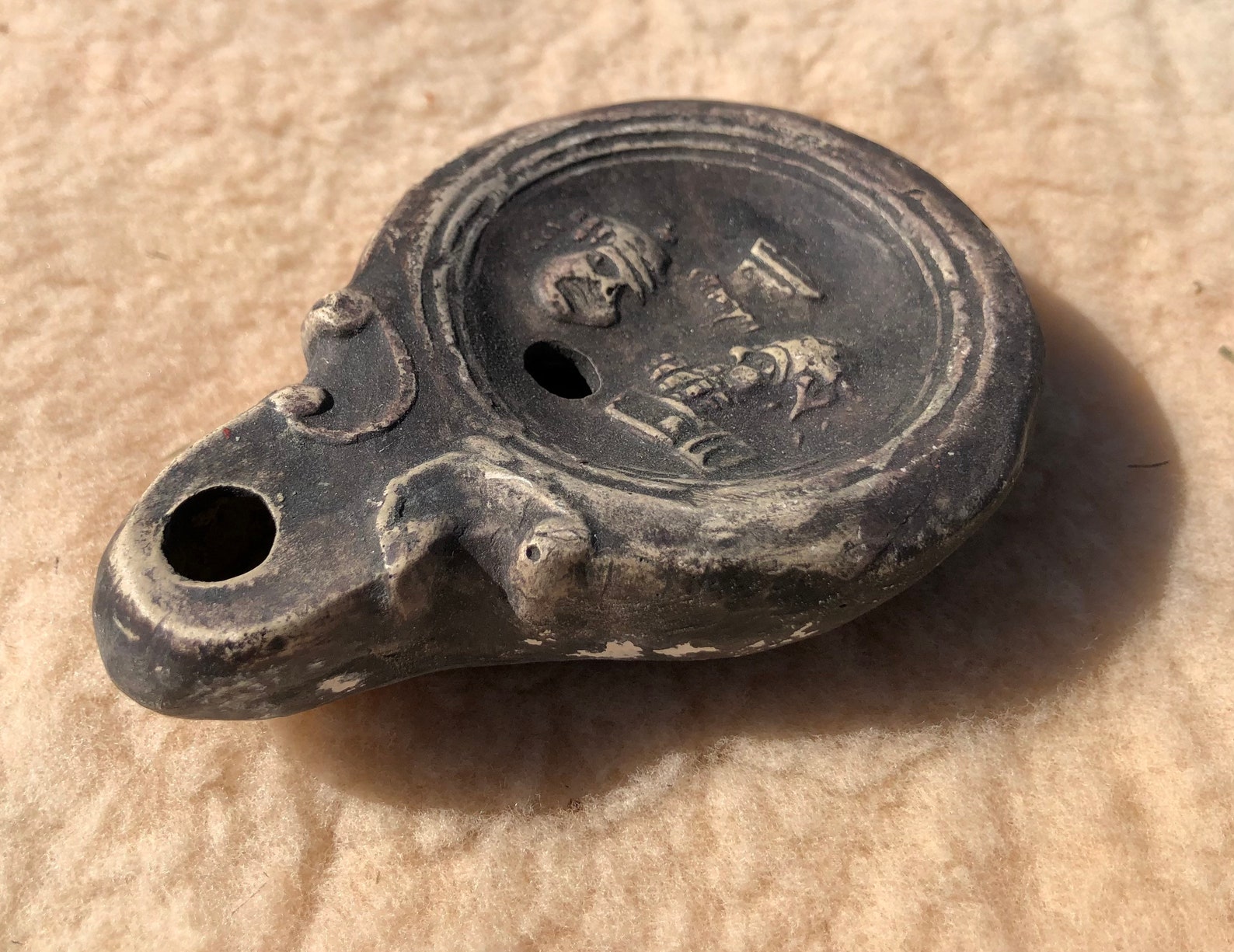 Replica of Roman Oil Lamp from the Iberian Peninsula | Etsy