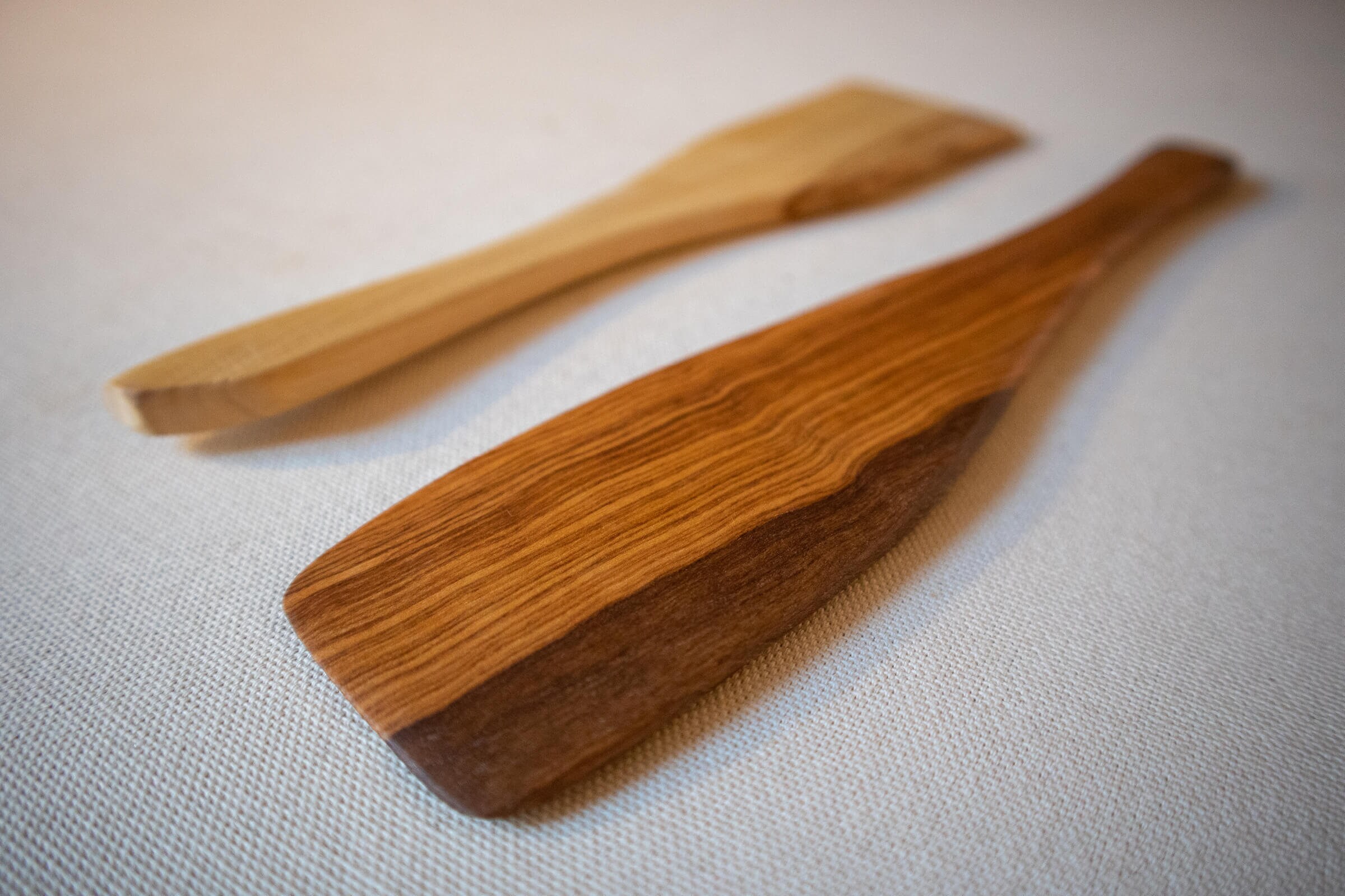 Set of 2 Spatula Olive wood Cooking Spatula | Etsy