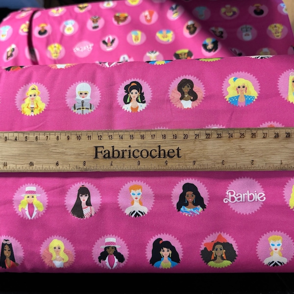 Barbie Fabric - Etsy UK