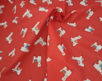 Lama Fabric Lama Alpaca Woodland Winter Aztec Patagonia Winter ...