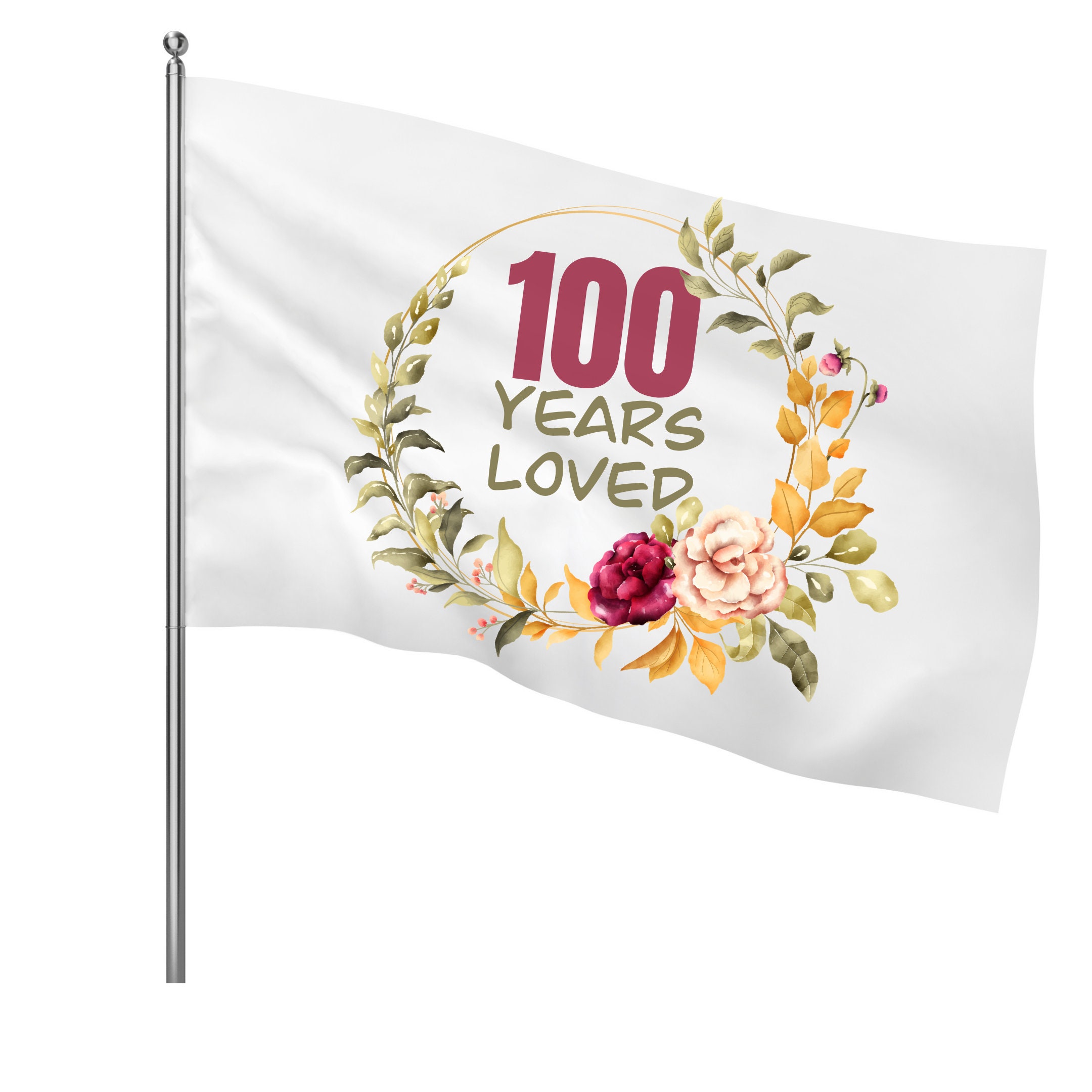 100 Years Loved Svg 100th Birthday Svg 100 Years Old - Etsy