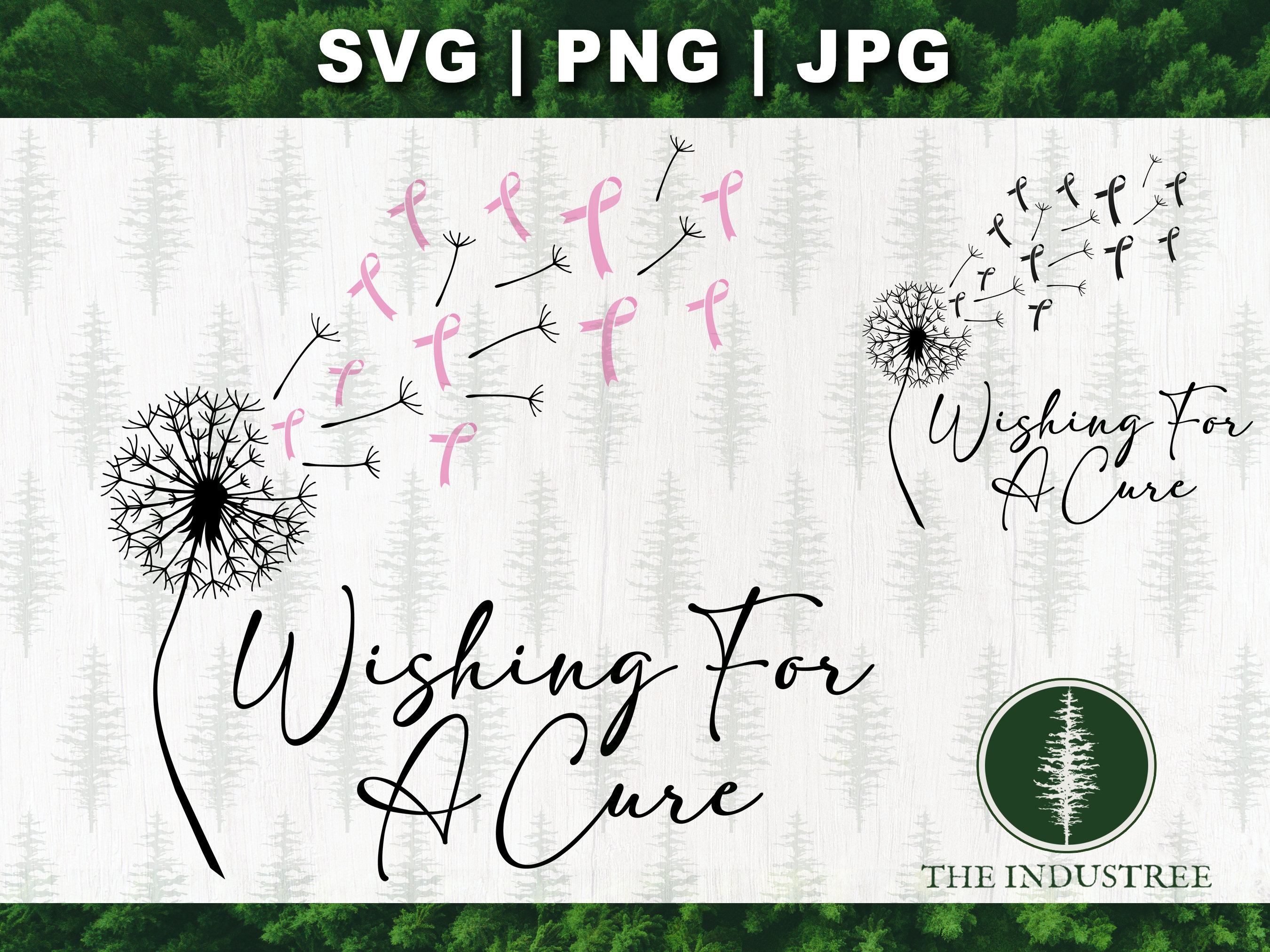 Fight for a Cure Svg, Breast Cancer Svg for Cricut, Pink Ribbon Clipart ...