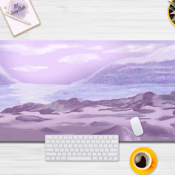 Purple Mouse Pad - Etsy