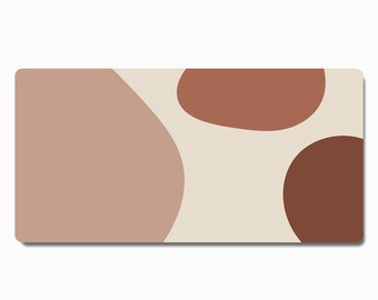 Boho Pastel Abstract Desk Mat, Boho Desk Mat, Cute Desk Mat, Mouse Mat ...