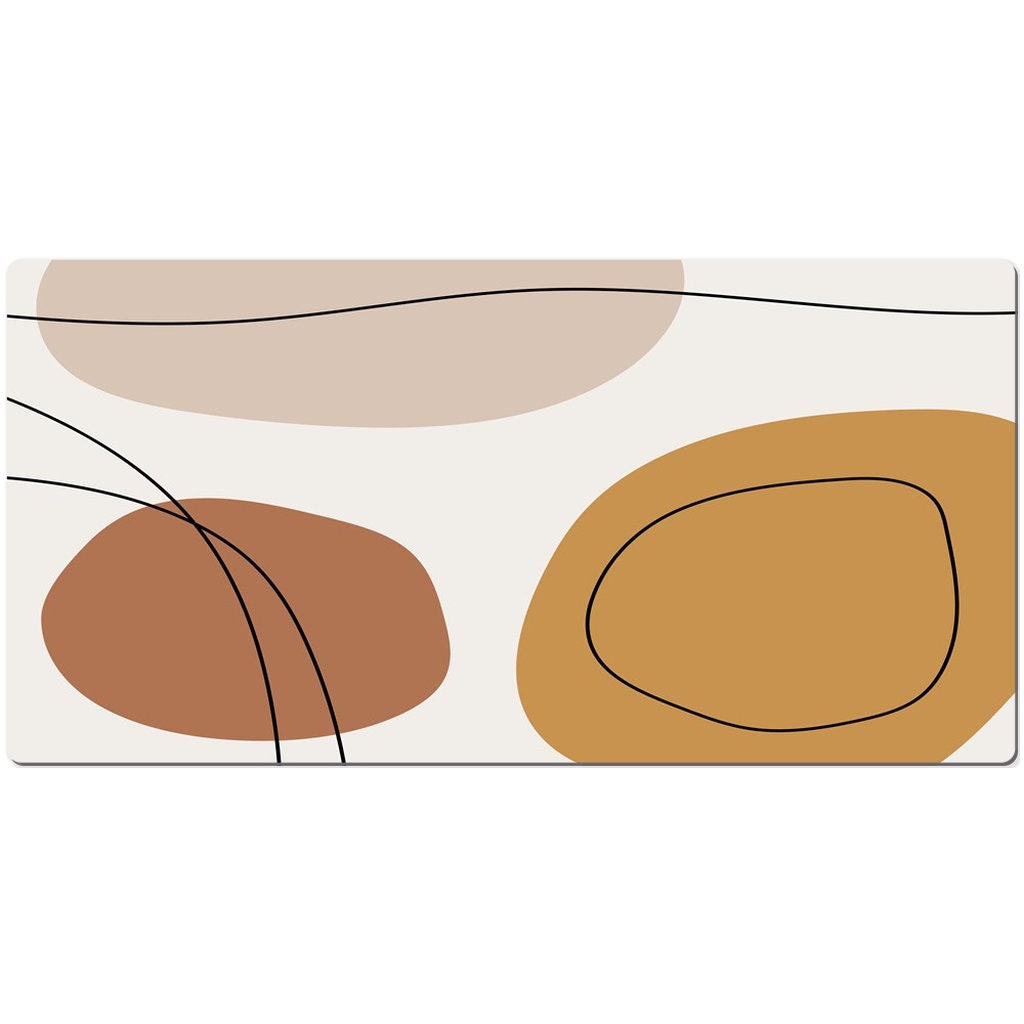 Boho Pastel Painting Desk Mat Boho Desk Mat Cute Desk Mat | Etsy