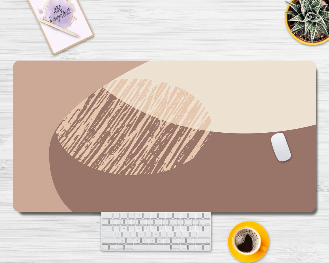 Boho Pastel Abstract Desk Mat Boho Desk Mat Cute Desk Mat - Etsy