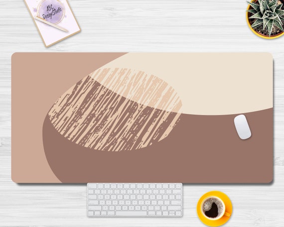 Boho Pastel Abstract Desk Mat Boho Desk Mat Cute Desk Mat | Etsy