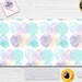 Boho Pastel Painting Desk Mat Boho Desk Mat Cute Desk Mat - Etsy