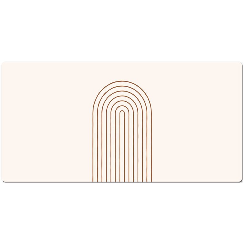 Rainbow Boho Desk Mat Cute Desk Mat Extra Large Desk Mat - Etsy