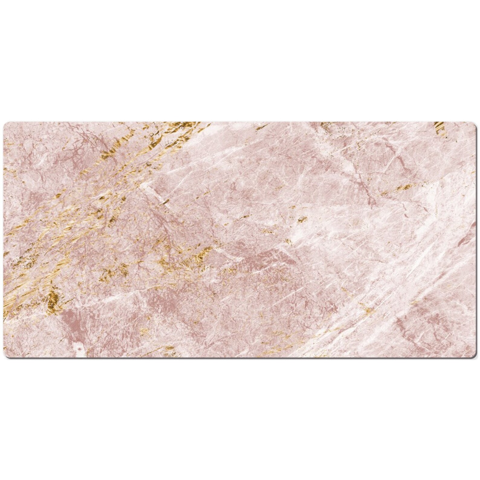 Pink Marble With Gold Desk Mat Marble Desk Pad Desk Mat - Etsy