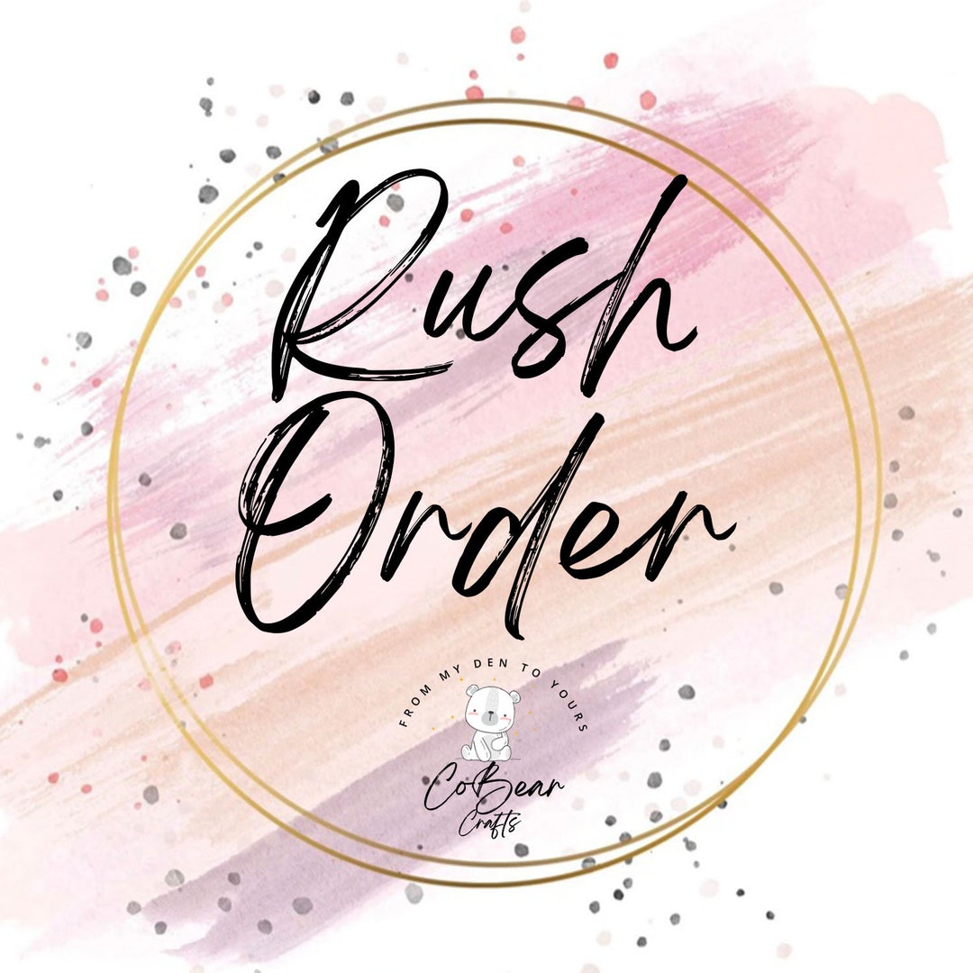 Rush My Order - Etsy