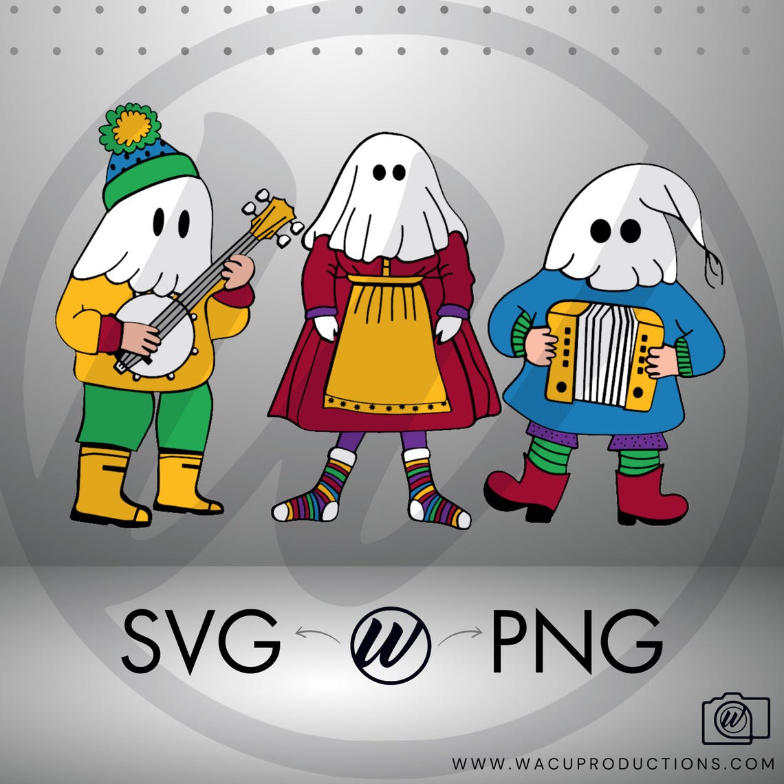 Newfoundland Mummers Trio | SVG & PNG - Etsy Canada