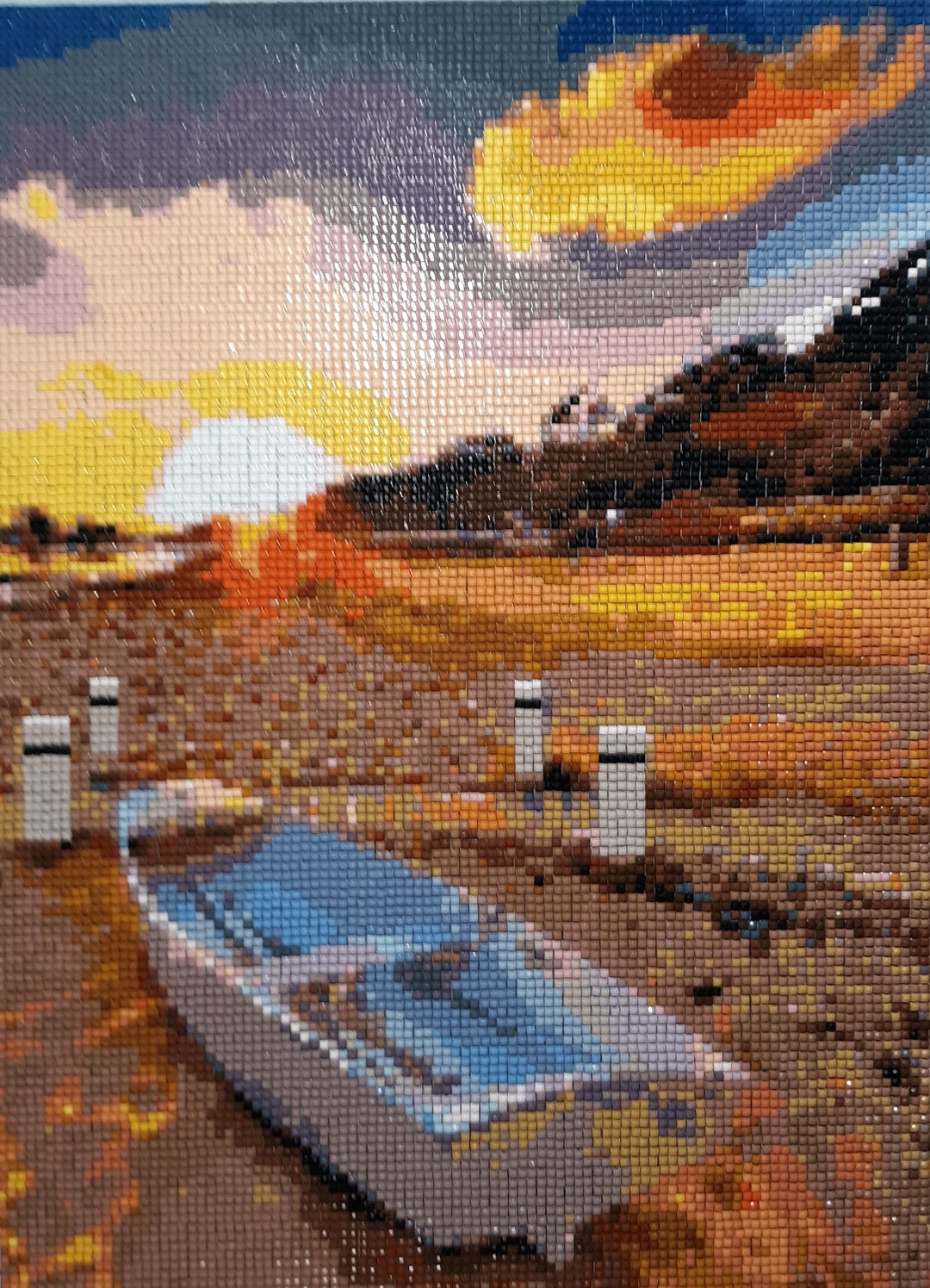 Sun Rising Completed 5D Diamond Painting - Etsy