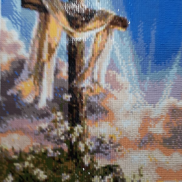 Easter Cross Painting - Etsy