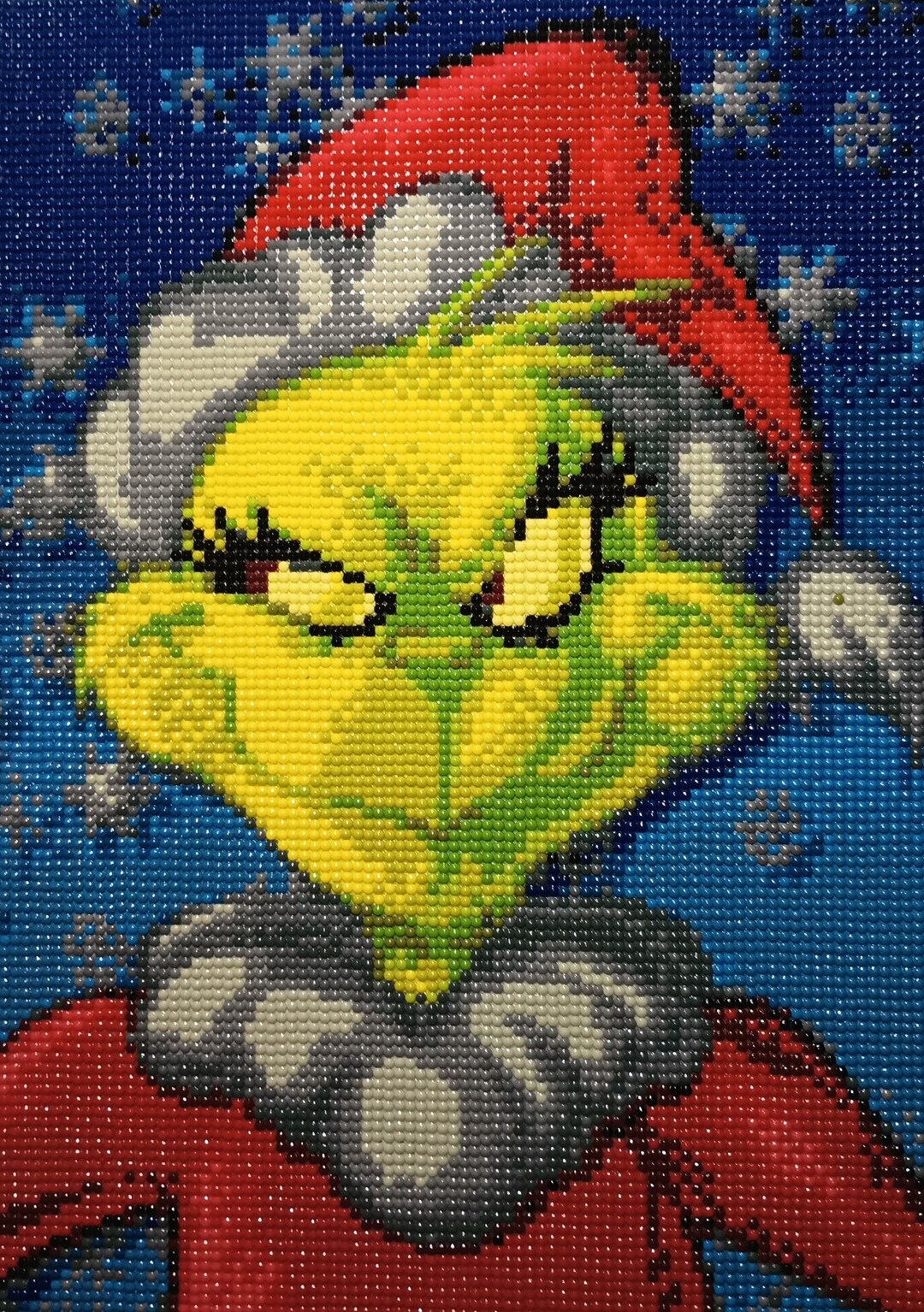 Grinch Completed 5D Diamond Painting - Etsy