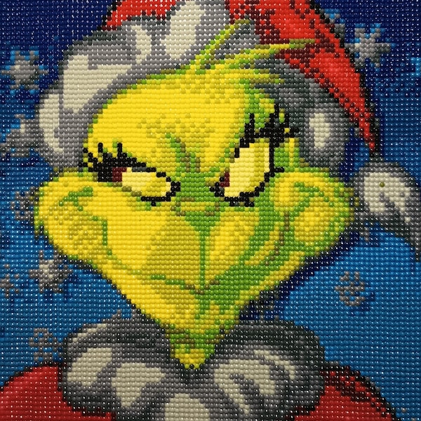Grinch Diamond Painting - Etsy