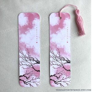 Four Seasons Bookmarks Set of 4 Spring Summer - Etsy
