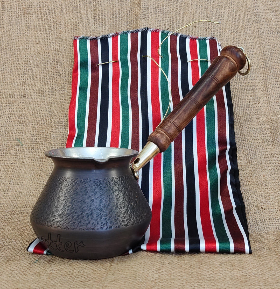 Thickest Gorgeous Hammered Copper Antique Copper Coffee Pot Turkish ...