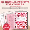 50 Journal Prompts for Couples as Valentine's Day Gift, Digital Writing ...